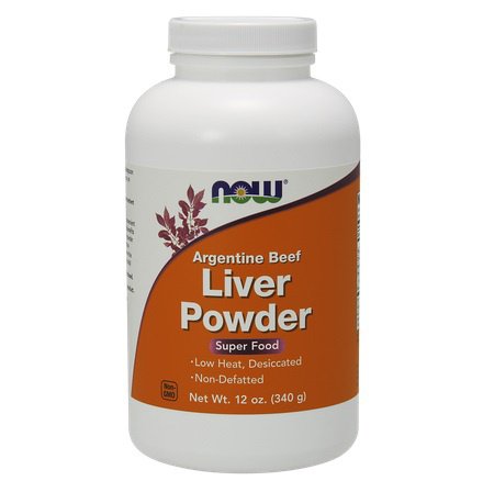 NOW Liver Powder (Wątroba wołowa w proszku)340g - Anemia - Schorzenia i ...