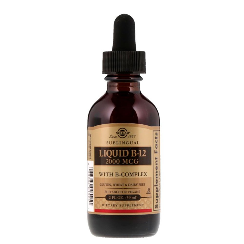 Solgar Witamina B12 2000 mcg z B-Complex w płynie - 59 ml - Witamina ...